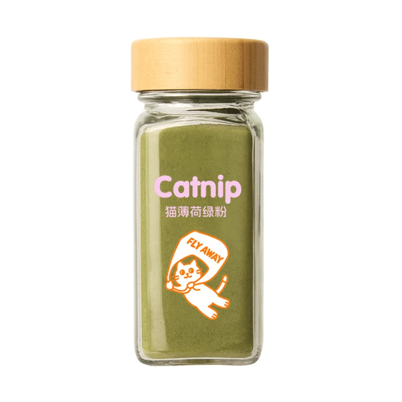 Natural Catnip Powder 40g Glass Bottle – Shortie Friends