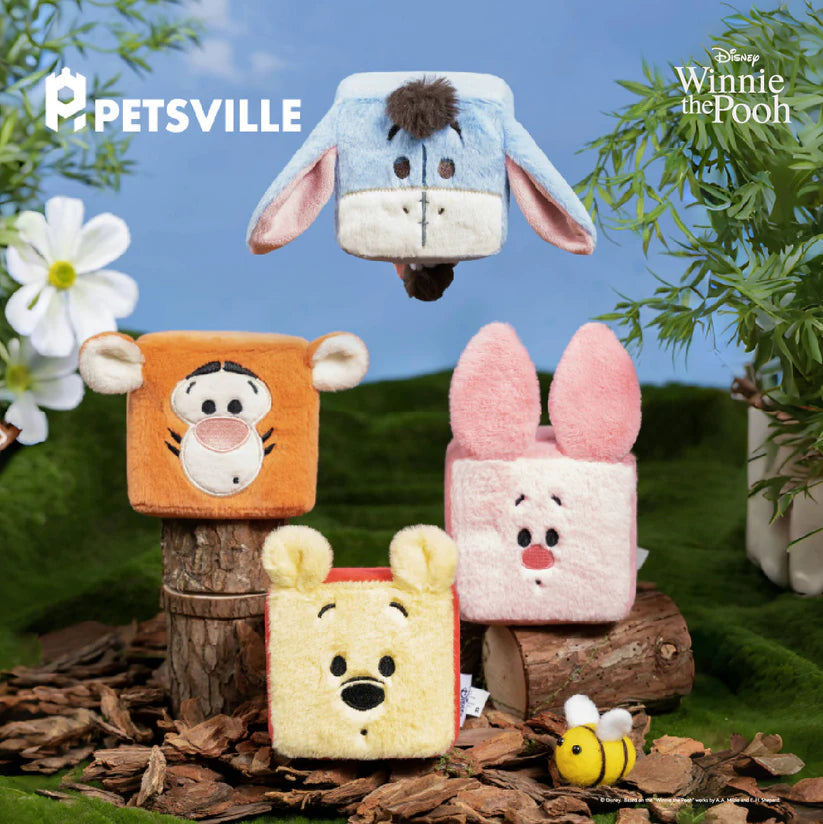 Petsville x Winnie the Pooh Square Crinkle Dog Toy – Shortie Friends
